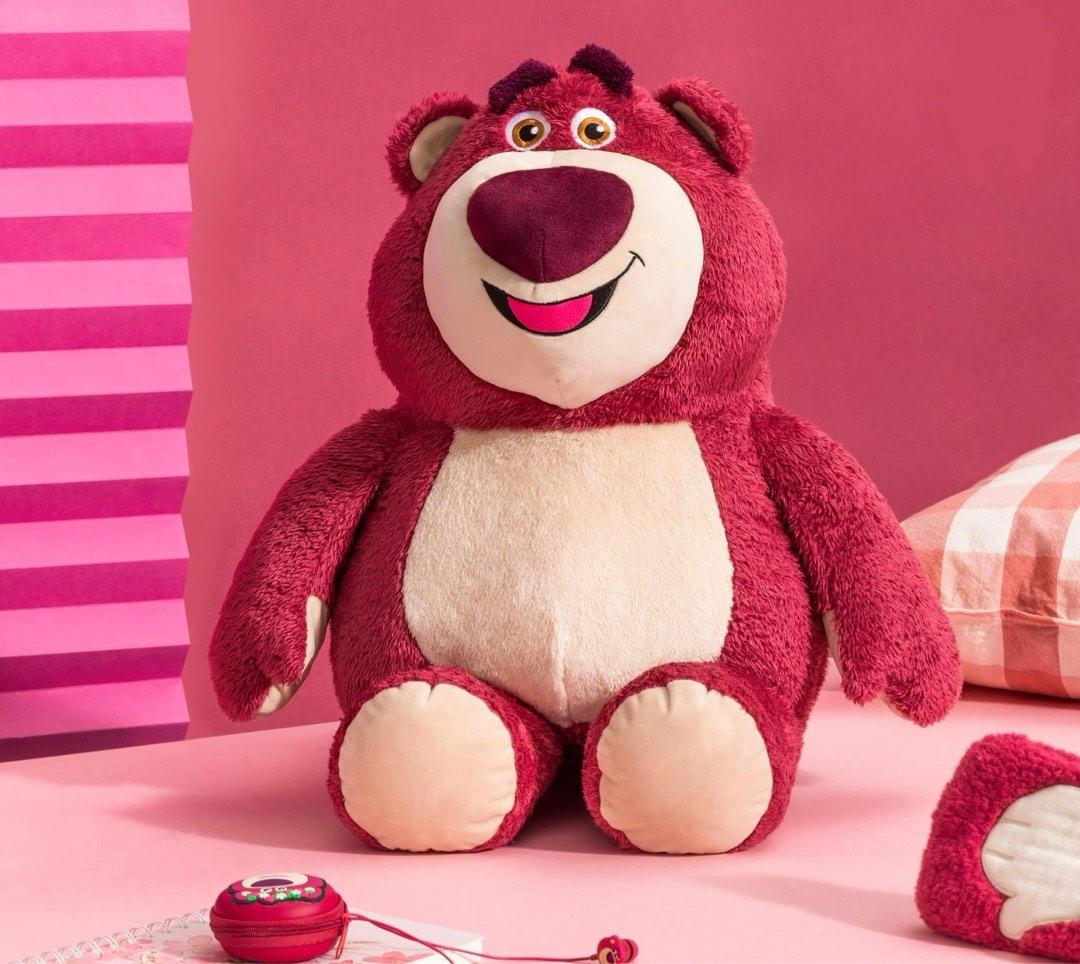 Sitting Lotso Plush Toy by Miniso, Hobbies & Toys, Toys & Games on ...