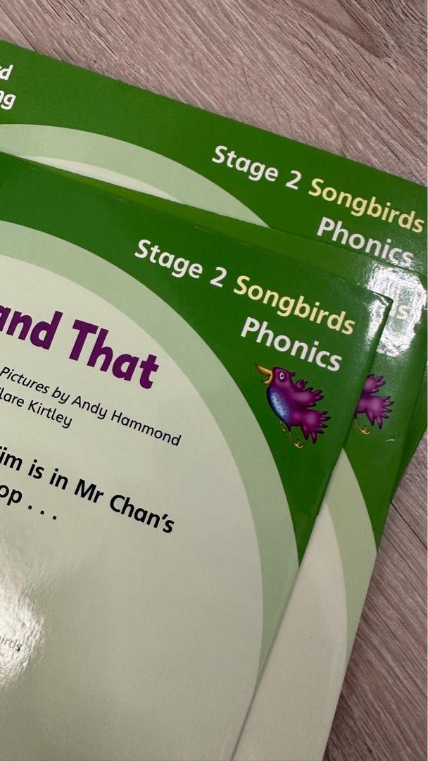 Songbirds Phonics Stage 2, 興趣及遊戲, 書本 & 文具, 小朋友書 - Carousell