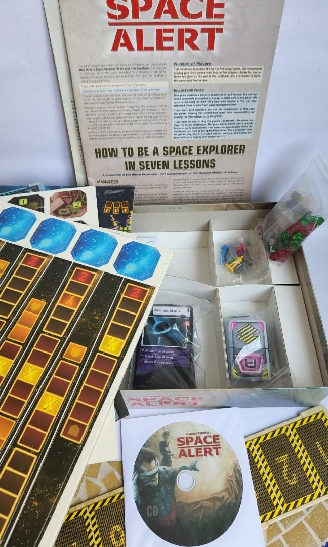 Space Alert board game with expansion, Hobbies & Toys, Toys & Games on ...