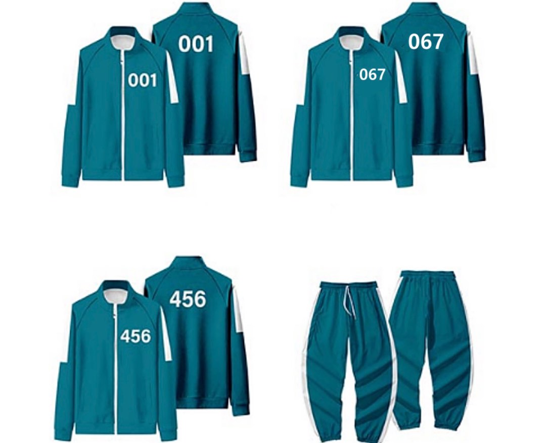 Squid Game Track Suit , Men's Fashion, Coats, Jackets and Outerwear on ...