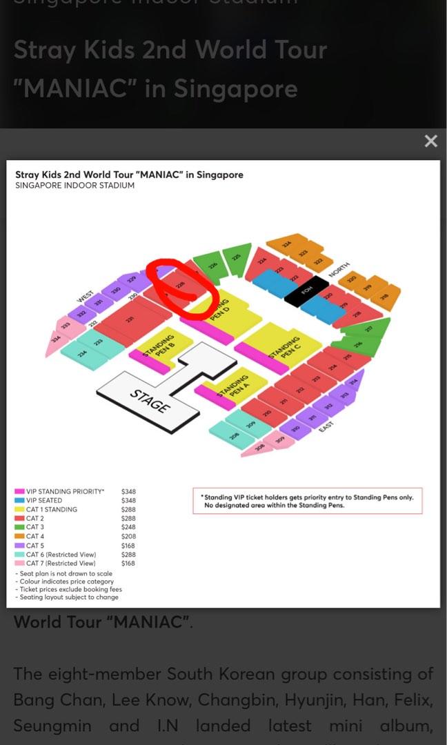Stray kids concert ticket sec 228, Tickets & Vouchers, Event Tickets on ... Stray kids concert ticket sec 228, Tickets & Vouchers, Event Tickets on ...