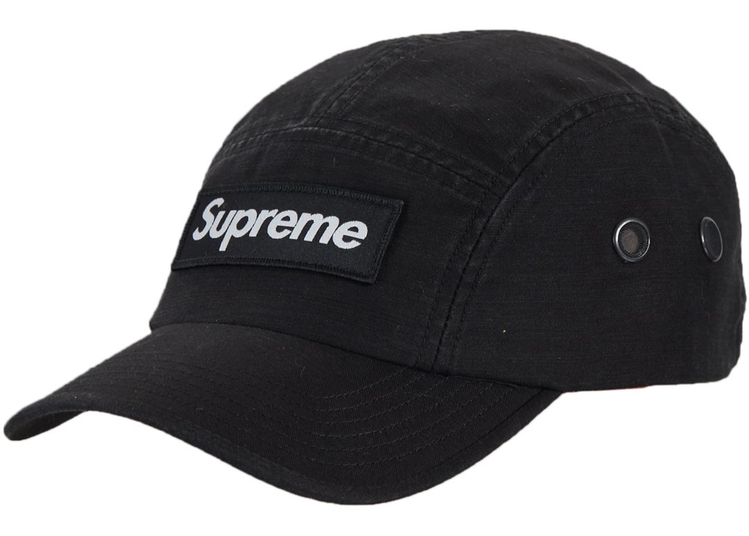 Supreme Military Camp Cap in Black SS 2022, Men's Fashion, Watches ...