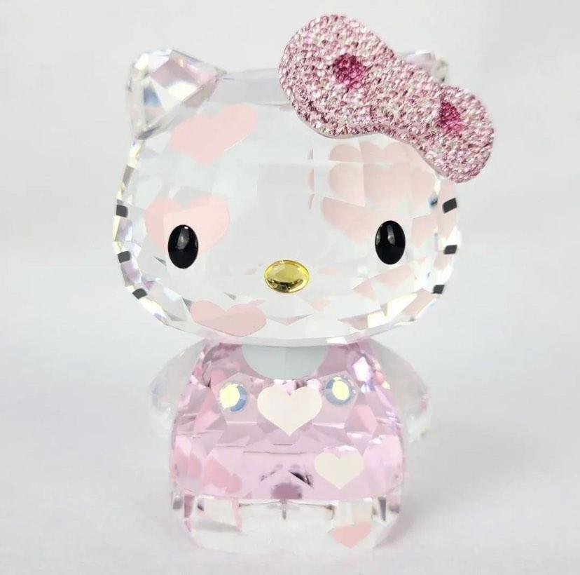 Swarovski Sanrio Collaboration Hello Kitty Crystal Figurine, Hobbies ...
