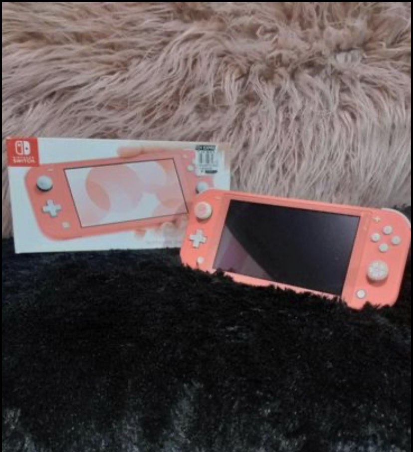 Switch Coral Pink, Video Gaming, Video Game Consoles, Nintendo on Carousell