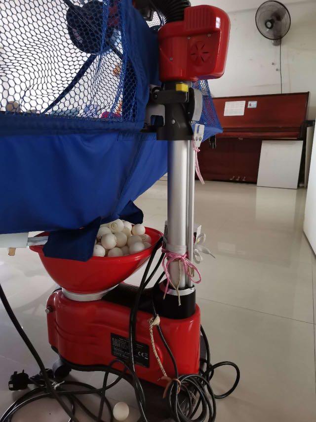 Table Tennis Table with auto ball launcher, Sports Equipment, Sports ...