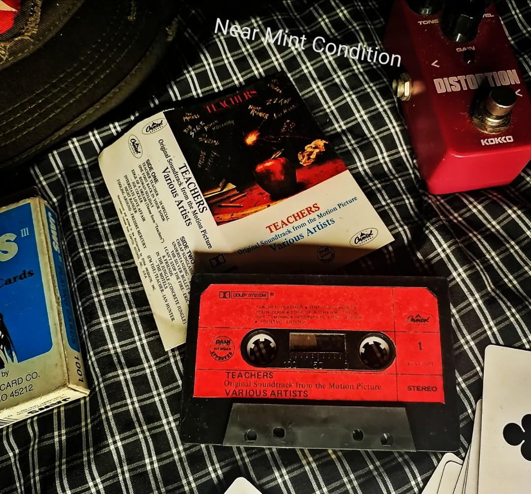 Teachers Movie Soundtrack Original Motion Picture Soundtrack OST Cassette Tapes For Sale ...