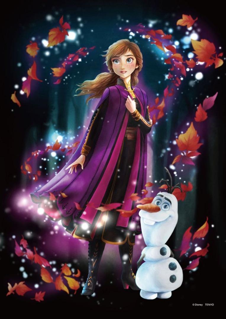 Tenyo Disney Stained Art Jigsaw Puzzle Frozen Anna Elsa Tinker Belle ...