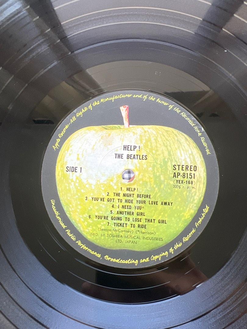 The Beatles - Help! (1969 Japan Pressing) vinyl, Hobbies & Toys, Music ...