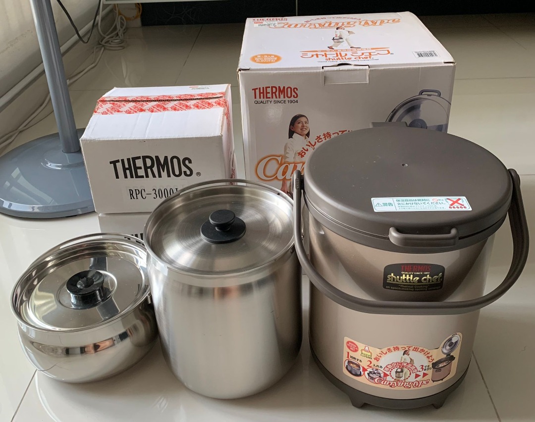 Thermos 6L Shuttle Chef Thermal Cooker (includes free inner pots - 1x6L ...