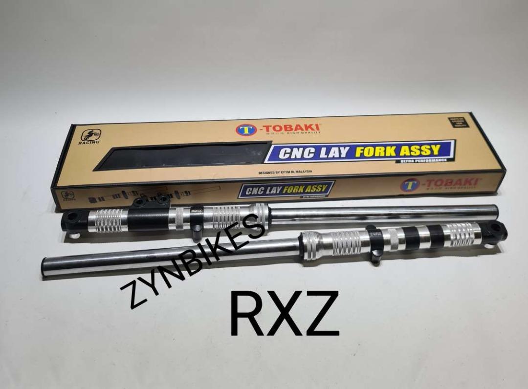 TOBAKI FORK LAY YAMAHA RXZ 5PV CATALYZER, Motorcycles, Motorcycle ...