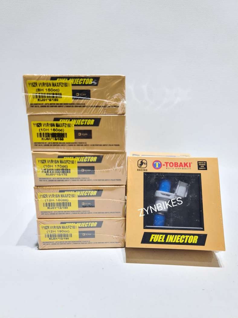 TOBAKI RACING FUEL INJECTOR YAMAHA SNIPER 150 Y15ZR MXKING V1 ...
