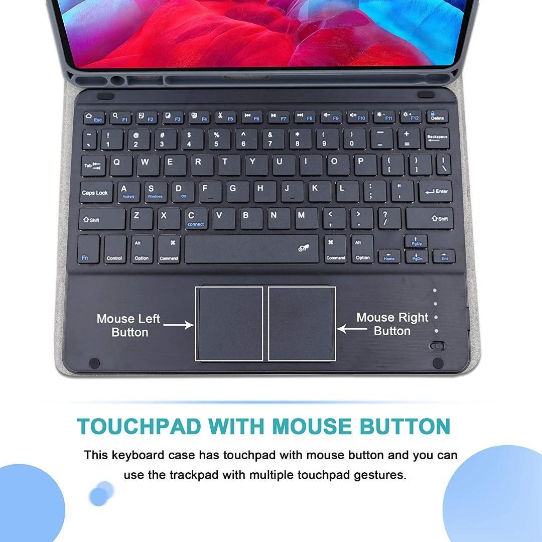 Touchpad keyboard case, suitable for 11-inch 2020/2018/iPad Pro 11-inch ...