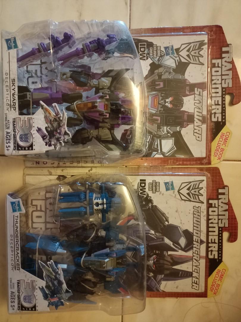 Transformer idw thundercracker and skywarp, Hobbies & Toys, Toys ...