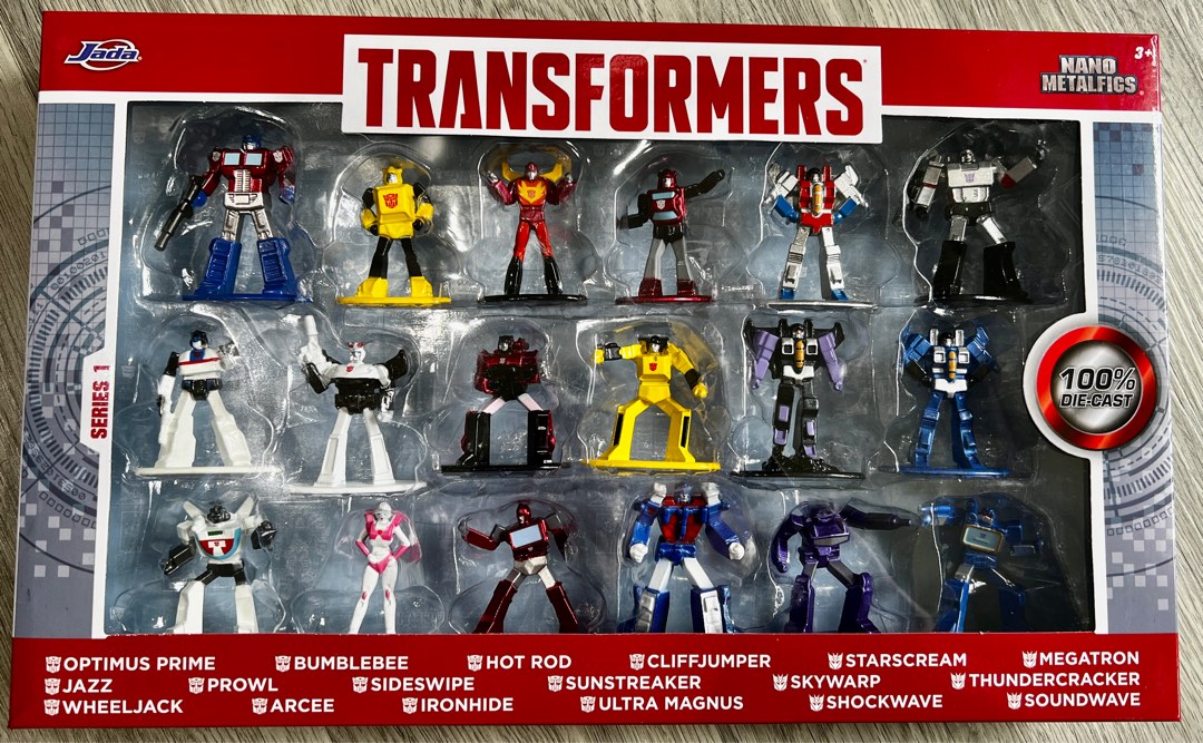 Transformers Jada Nano Metalfigs Series 1 Die Cast Figure, Hobbies ...