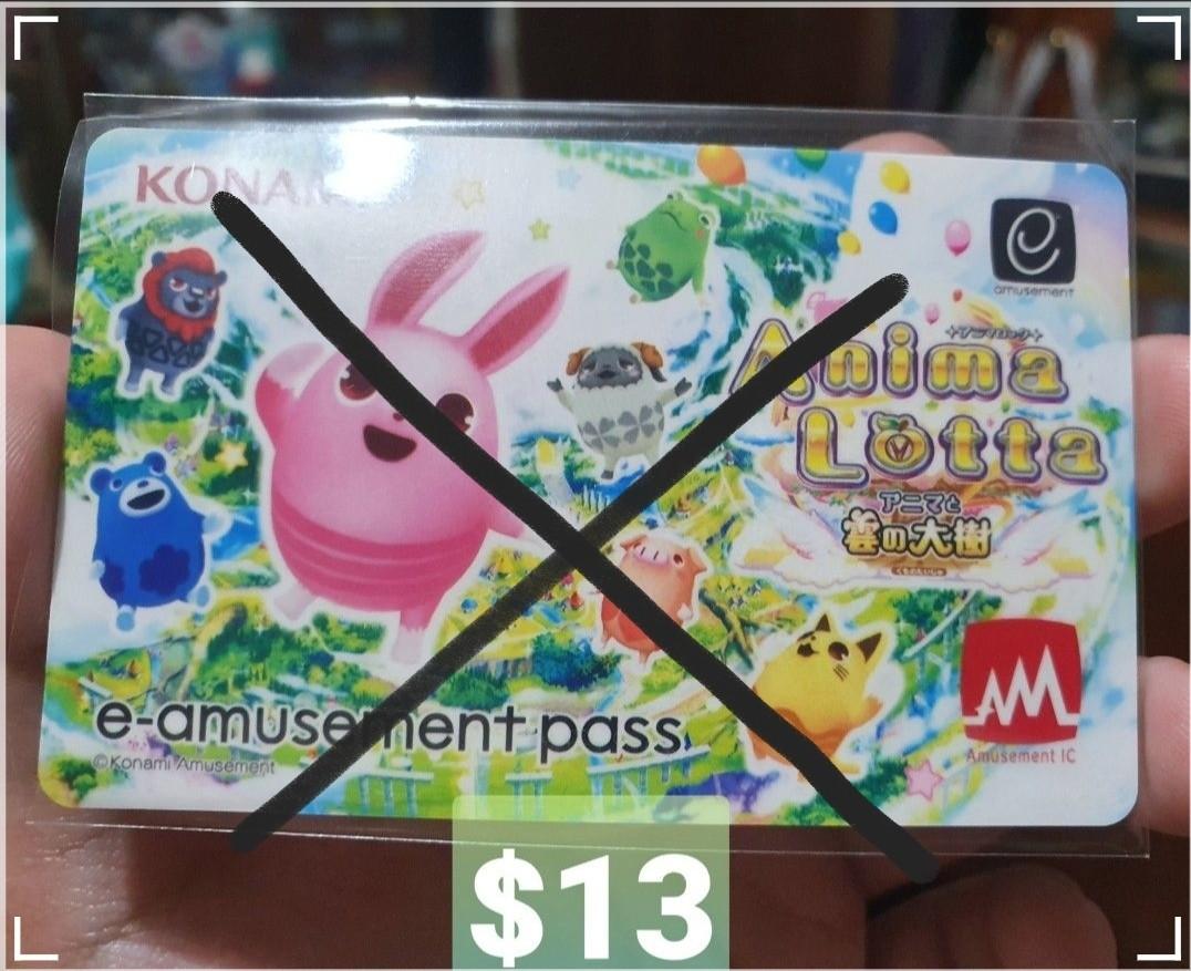 [UPDATED 18 Aug 22] E-Amusement Pass/Card SALE (can be used like banapassport/aime) Tags ...