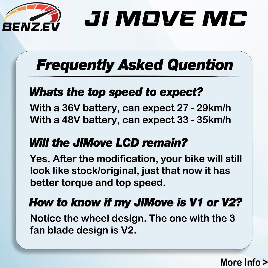 *Upgrade* Ji Move MC V1 V2 Controller & LCD Upgrade, 36V/48V 20A 500W ... *Upgrade* Ji Move MC V1 V2 Controller & LCD Upgrade, 36V/48V 20A 500W ...
