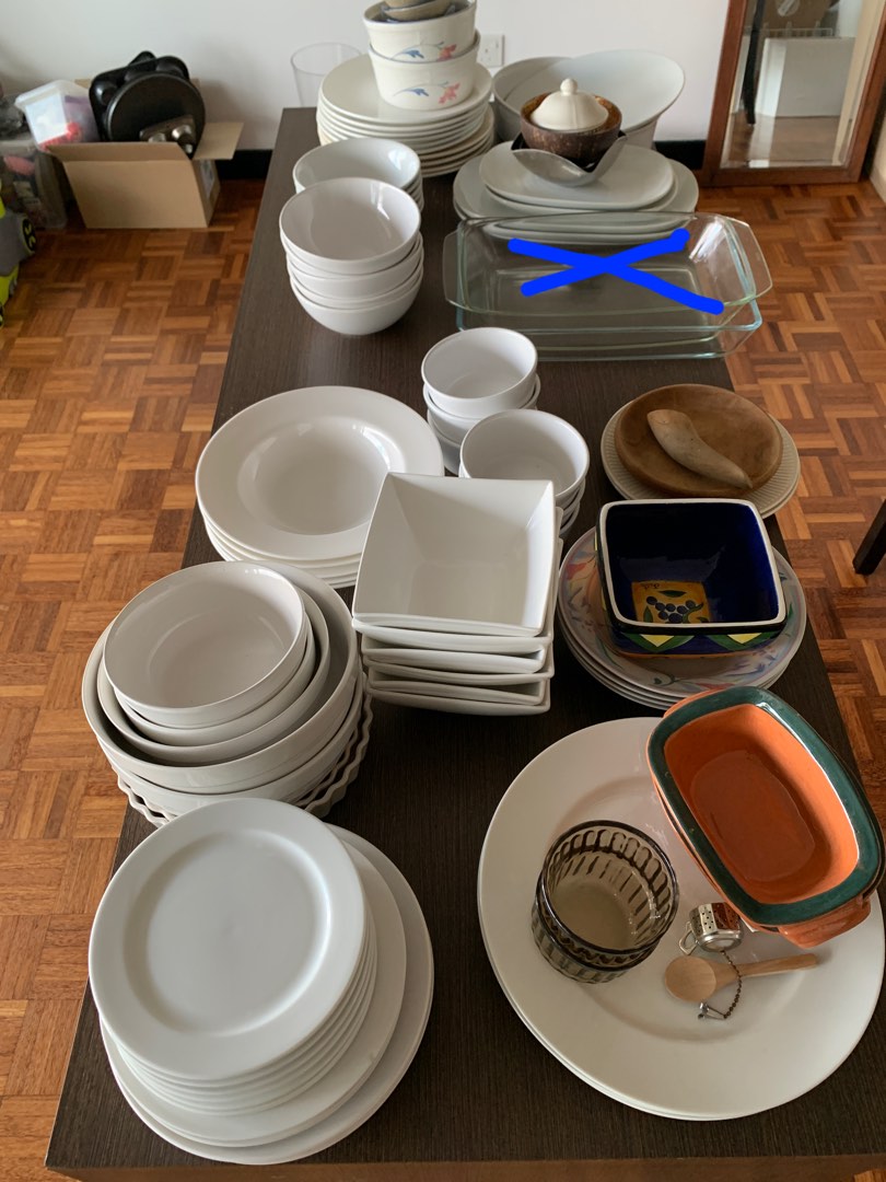 Various Kitchen/Tabelware, Furniture & Home Living, Kitchenware ...