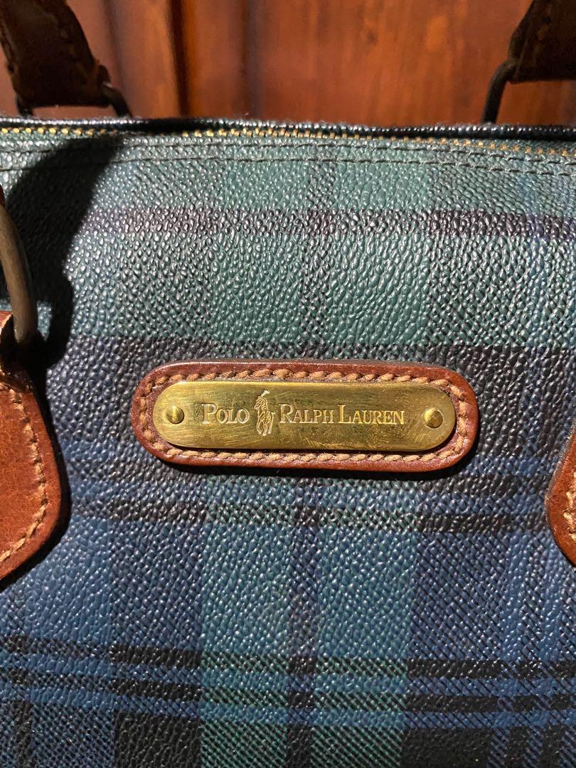💯 Authentic Vintage Ralph Lauren Boston Bag RL 25cm, Luxury, Bags ...