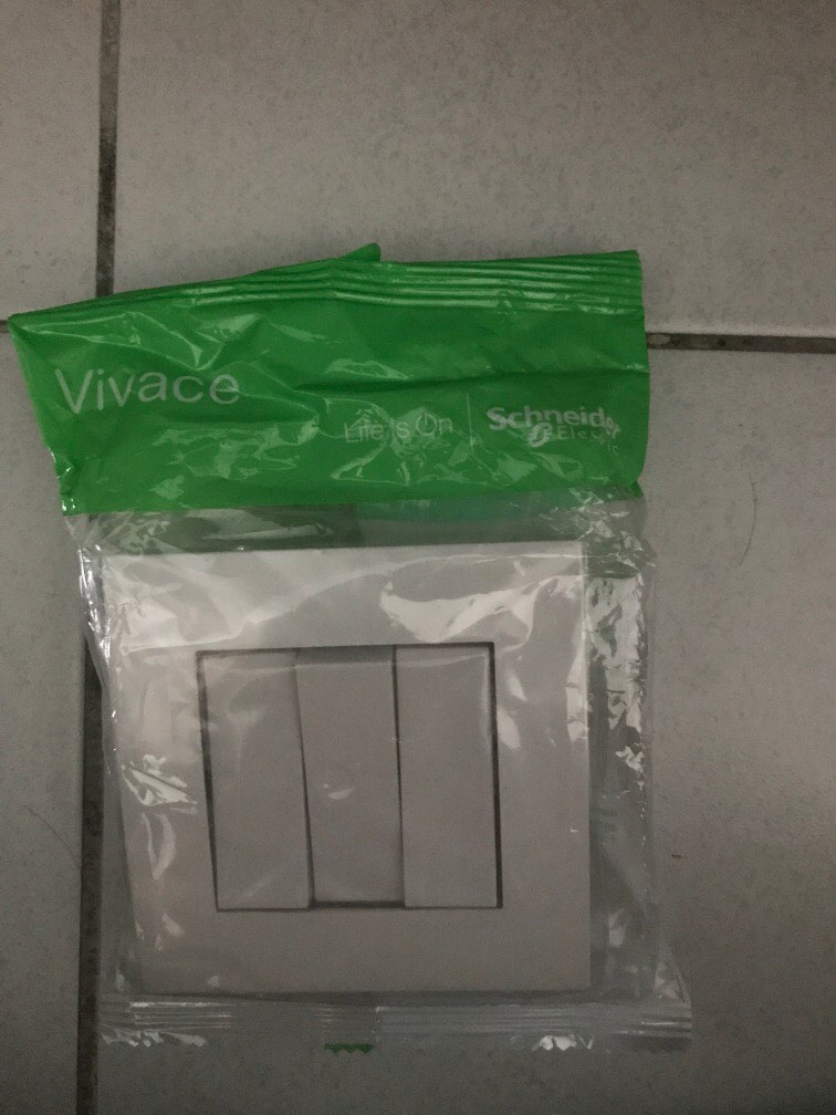 VIVACE SWITCH THREE GANG, Services, Home Services, Electrical, Lighting ...