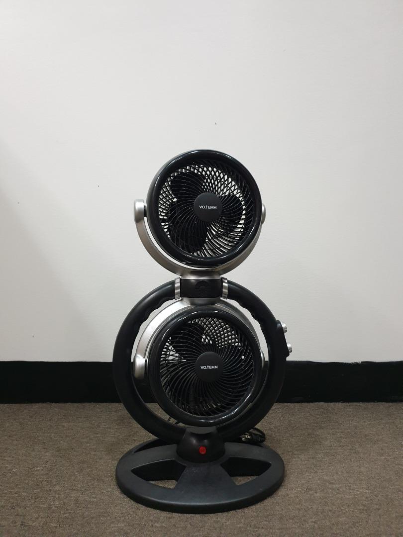 Vo Temm Dual Circulator Electric Fan, Furniture & Home Living, Office ...