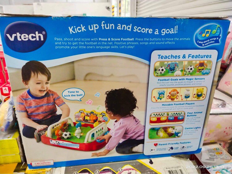 Vtech Press and Score Football, Babies & Kids, Baby Nursery & Kids ...