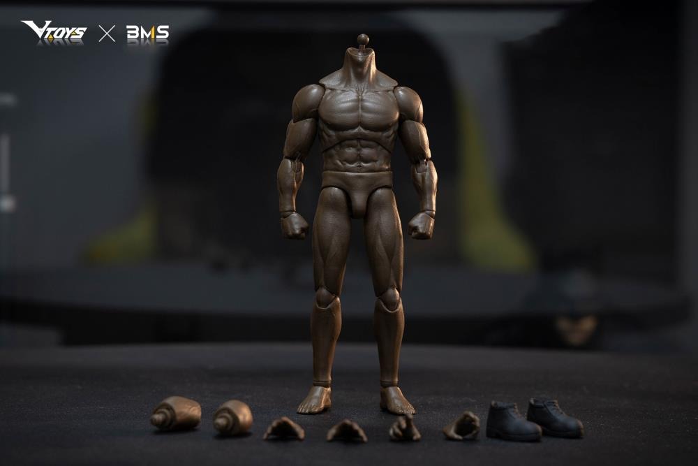 VTOYS X BMS Figure Body Zero Black 1/12 Scale Figure Body, Hobbies ...