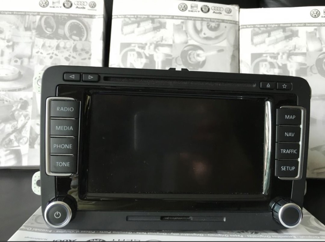 Vw RNS 510 with navigation and dvd player, TV & Home Appliances, TV ...