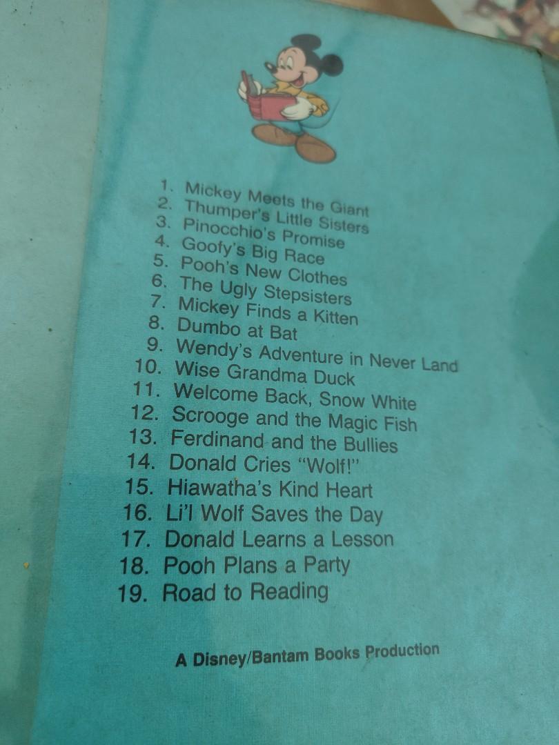 Walt Disney Fun-To-Read Library Collection, Hobbies & Toys, Books ...