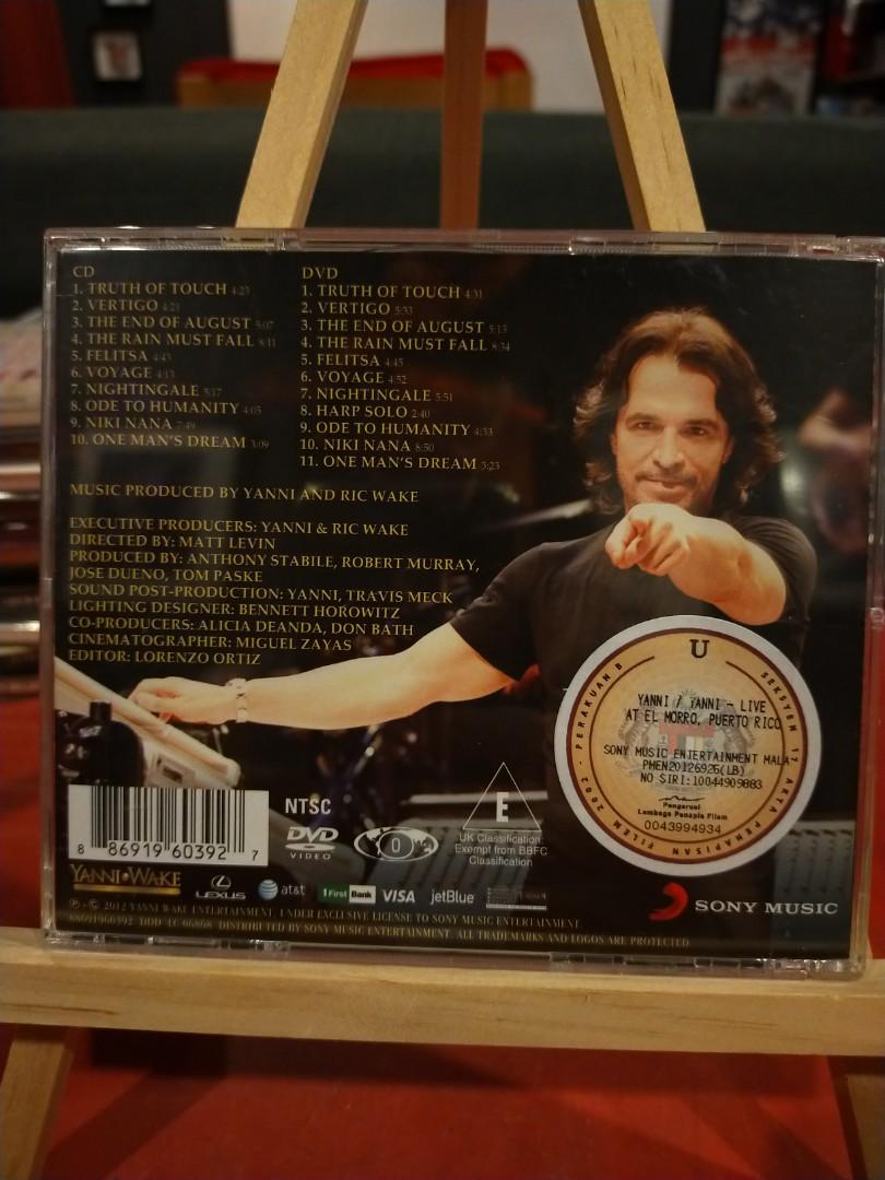Yanni Live at El Morro, Puerto Rico CD+DVD, Hobbies & Toys, Music & Media, CDs & DVDs on Carousell