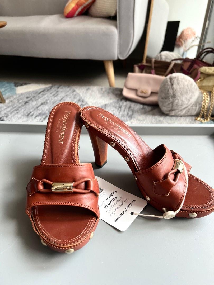 YSL Heels Mules, Luxury, Sneakers & Footwear on Carousell