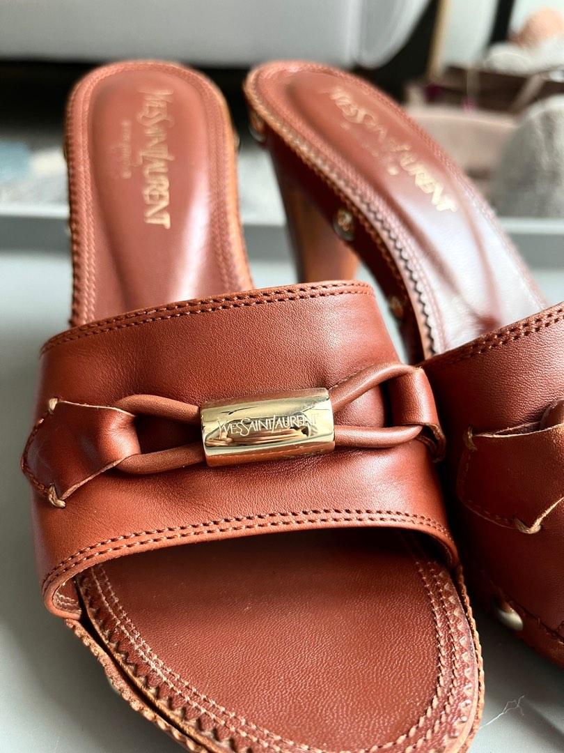 YSL Heels Mules, Luxury, Sneakers & Footwear on Carousell