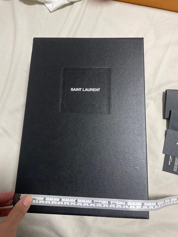 Ysl Saint Laurent Shoe Box with Cards and Stuffing, Luxury, Accessories ...