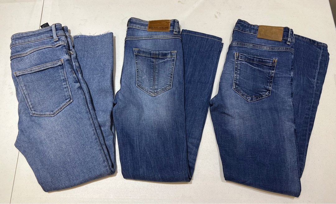 Zara Jeans Bundle, Women's Fashion, Bottoms, Jeans on Carousell
