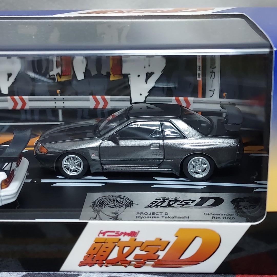1/64 Initial D 5th stage Ryosuke FC3S vs Rin Hojo BNR32, Hobbies & Toys ...