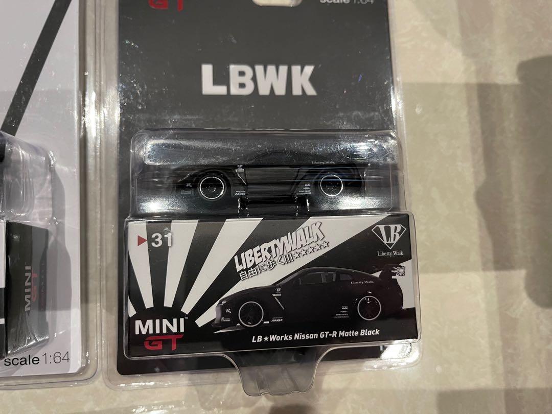 1/64 Mini GT Liberty Walk LB NISSAN R35 GTR MAGIC PURPLE , MATTE BLACK ...