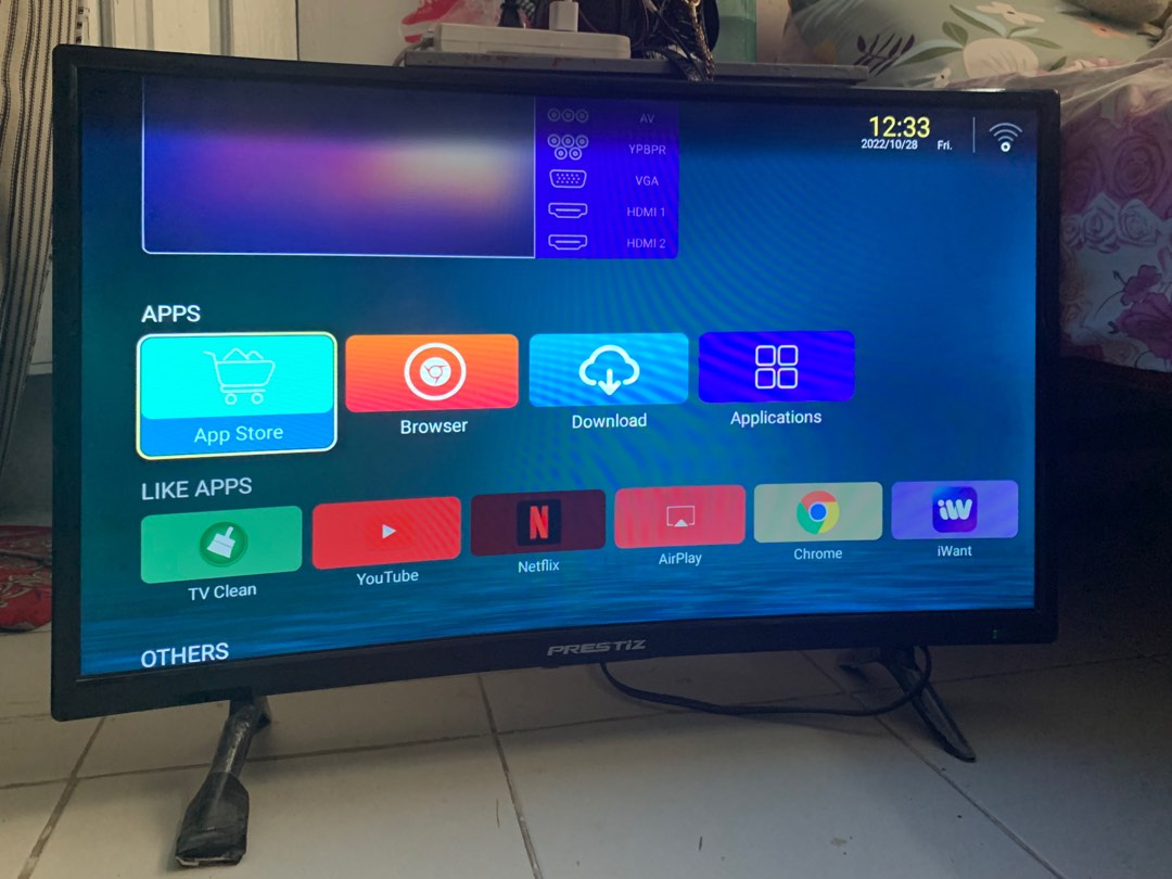 32 inches Prestiz curve Smart Tv, TV & Home Appliances, TV ...