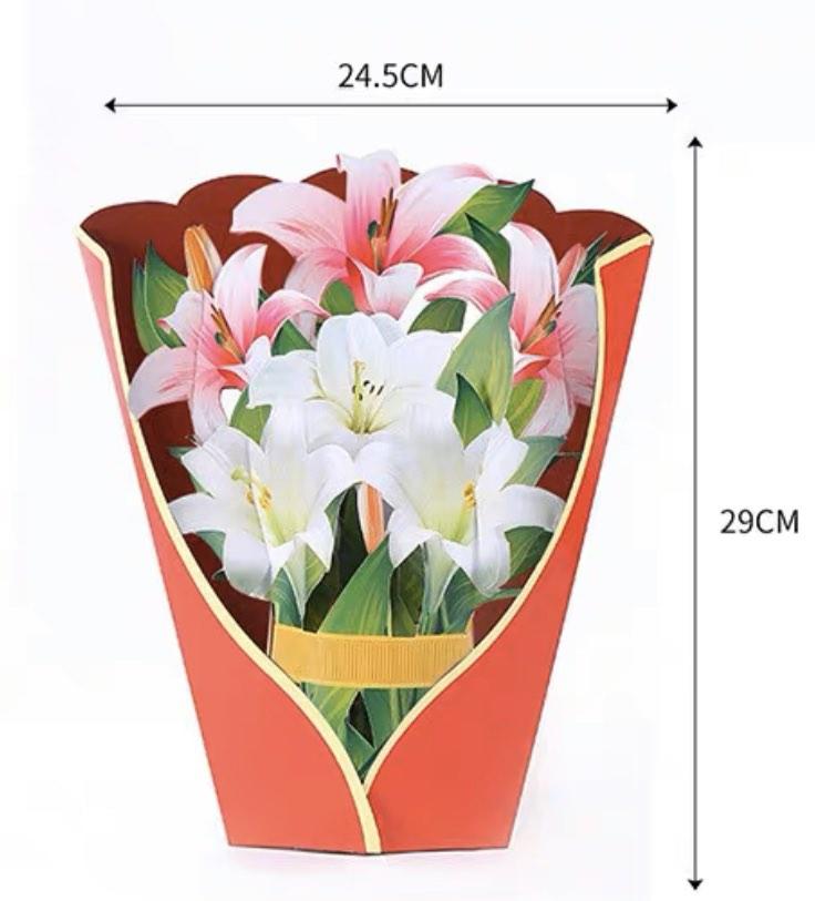 3D foldable flower bouquet, Hobbies & Toys, Stationery & Craft, Flowers ...