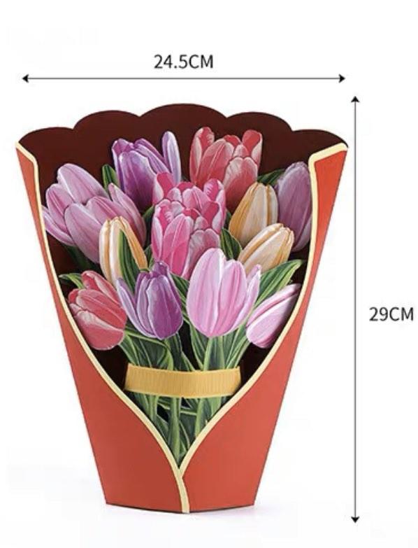 3D foldable flower bouquet, Hobbies & Toys, Stationery & Craft, Flowers ...