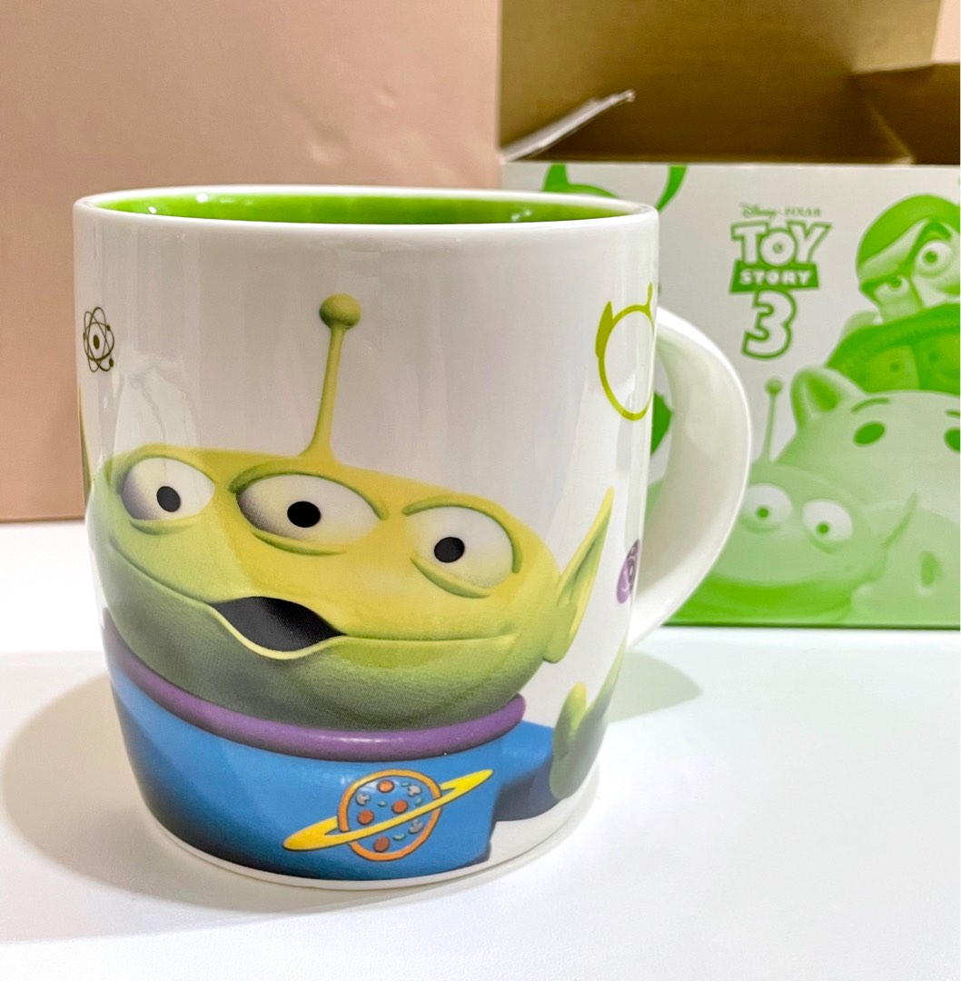 三眼仔 杯 陶瓷杯 alien cup toy story disney, 傢俬＆家居, 廚具和餐具, 餐具和餐具 - Carousell