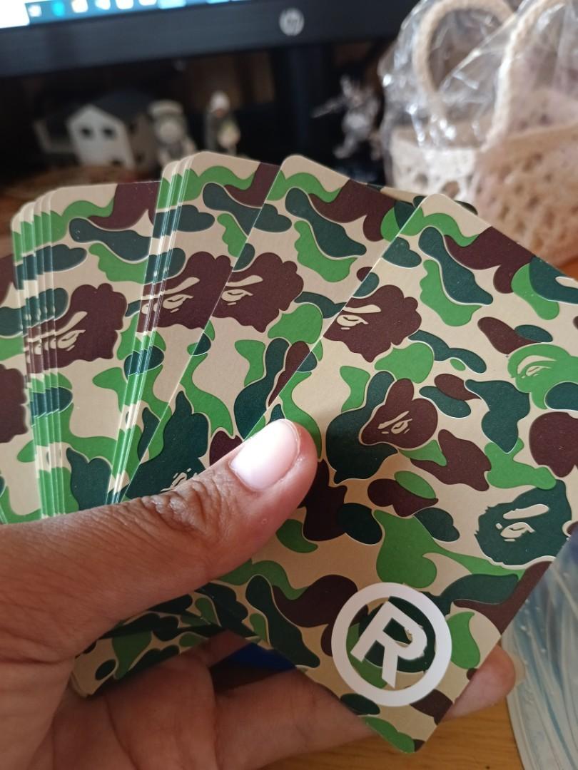 A BATHING APE playing cards collection LMTD Rare BAPE playing cards ...