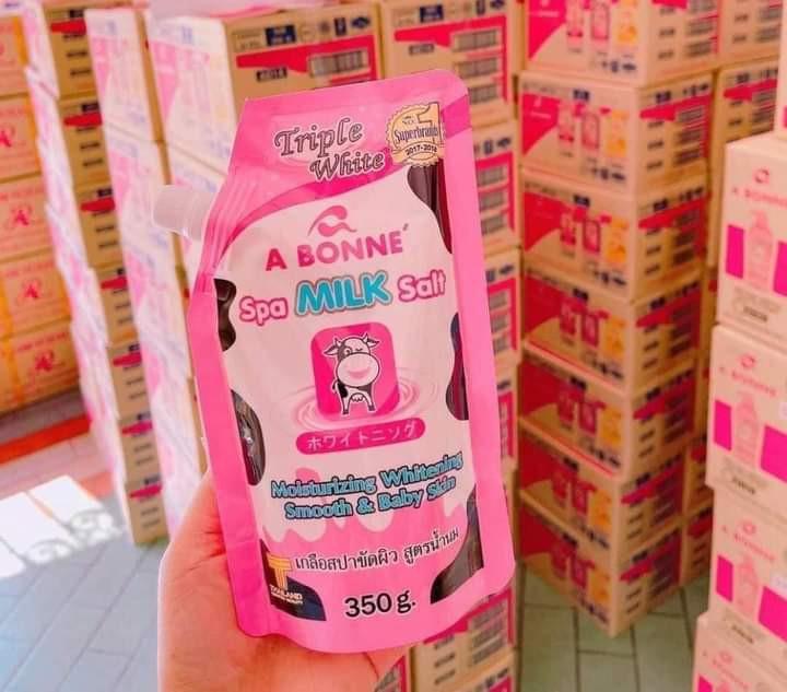 Abonne Spa Milk Salt Scrub, Beauty & Personal Care, Bath & Body, Bath ...