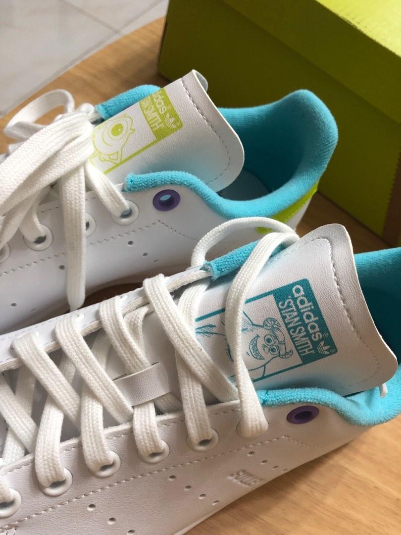 Adidas Monsters Inc. x Stan Smith Mike & Sulley, Women's Fashion ...