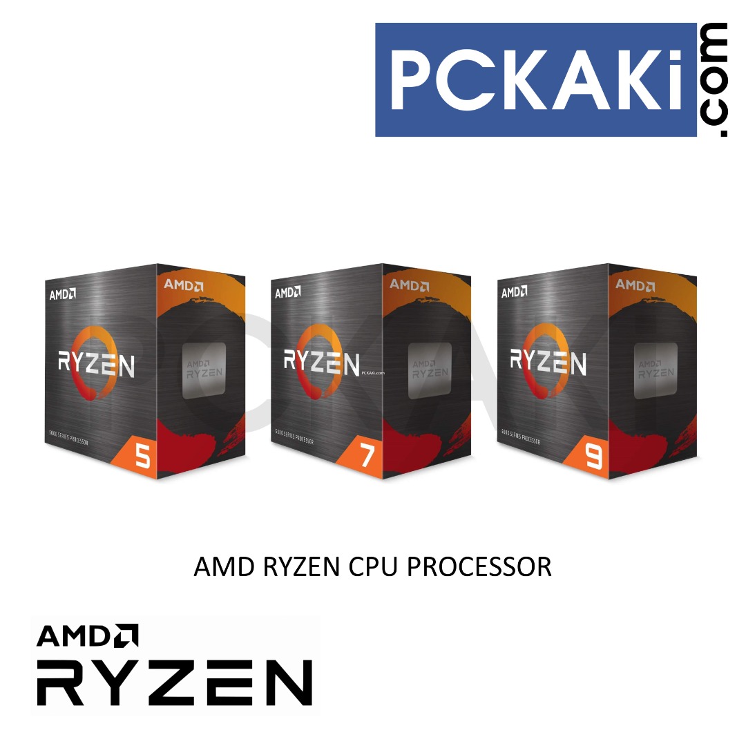 AMD RYZEN 5 / 7 / 9 5000 & 7000 SERIES - DESKTOP CPU PROCESSOR / CPU ...