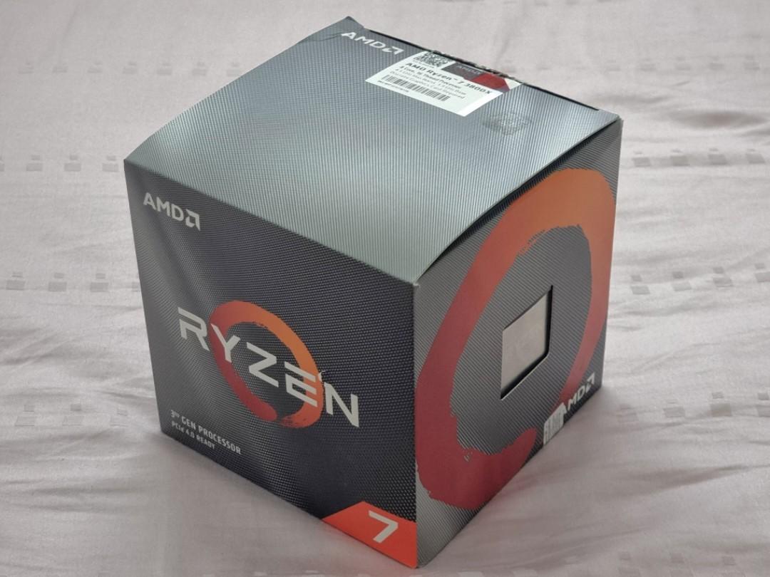 AMD Ryzen 7 3800X 8-cores CPU with RGB fan, Computers & Tech, Parts ...