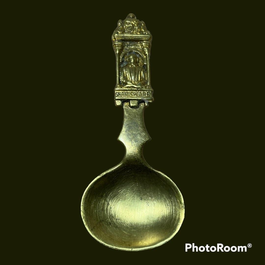 Antique Solid Brass Tea Caddy Spoon, Hobbies & Toys, Memorabilia ...