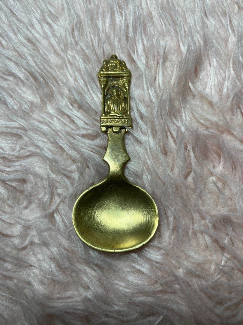Antique Solid Brass Tea Caddy Spoon, Hobbies & Toys, Memorabilia ...