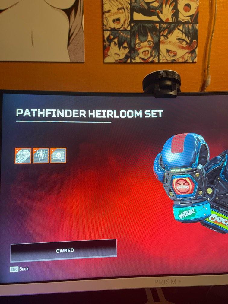 Apex Legends Valkyrie and pathfinder heirloom, Video Gaming, Gaming ...