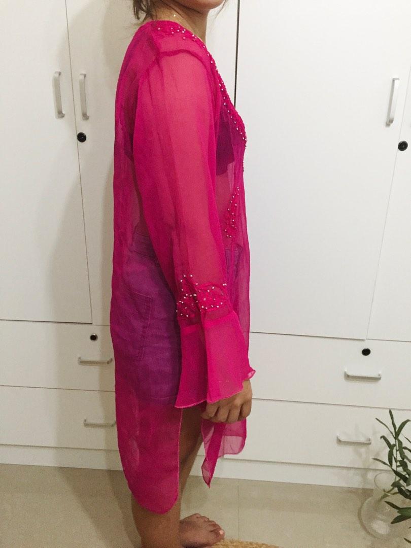 Arabic Pink Dress, Women's Fashion, Dresses & Sets, Dresses on Carousell