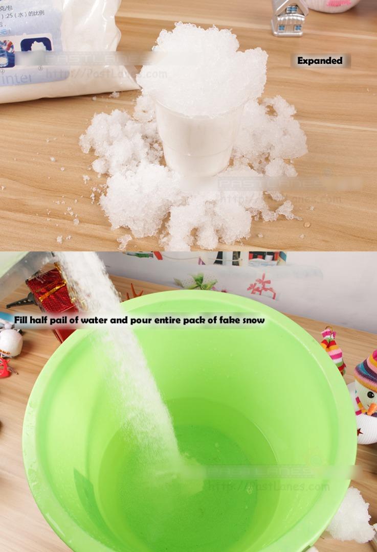 Artificial Fake Snow [500g], Furniture & Home Living, Home Decor, Other ...