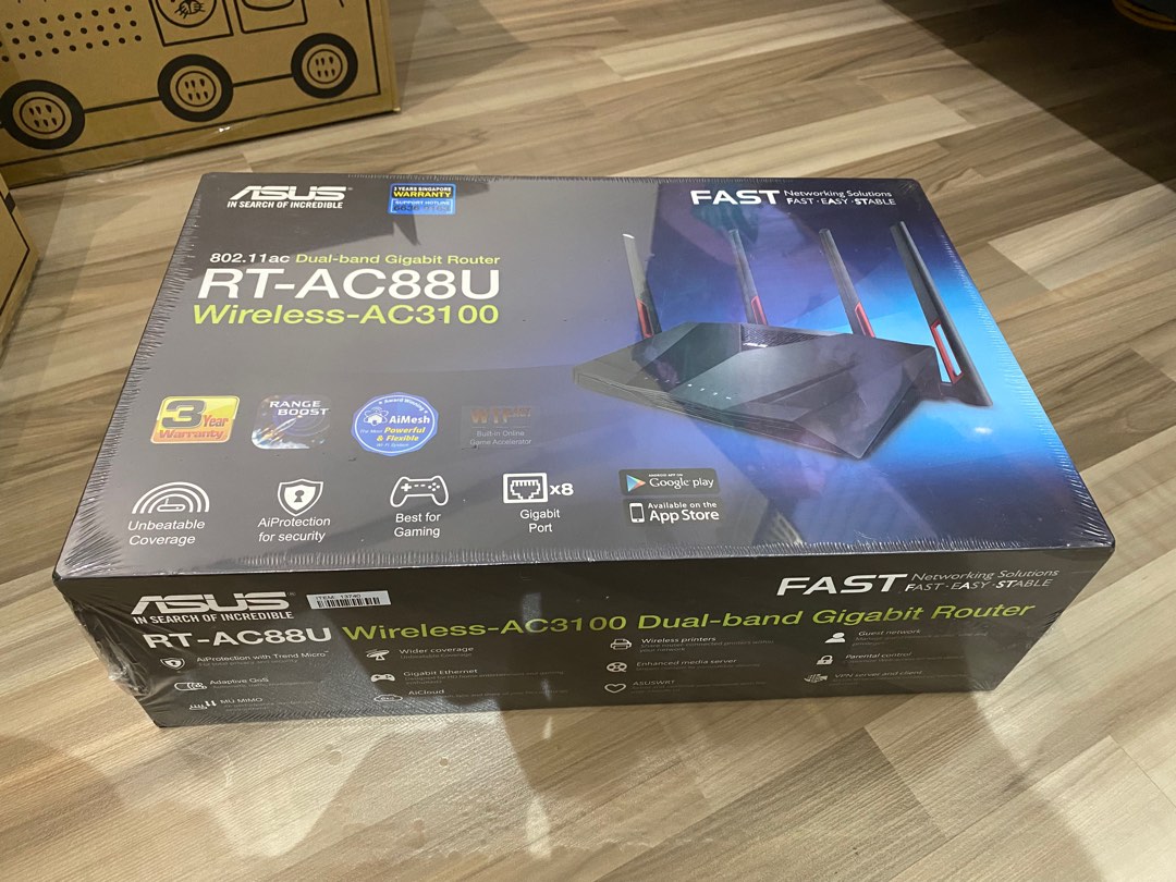 Asus RT-AC88U Router, Computers & Tech, Parts & Accessories, Networking ...